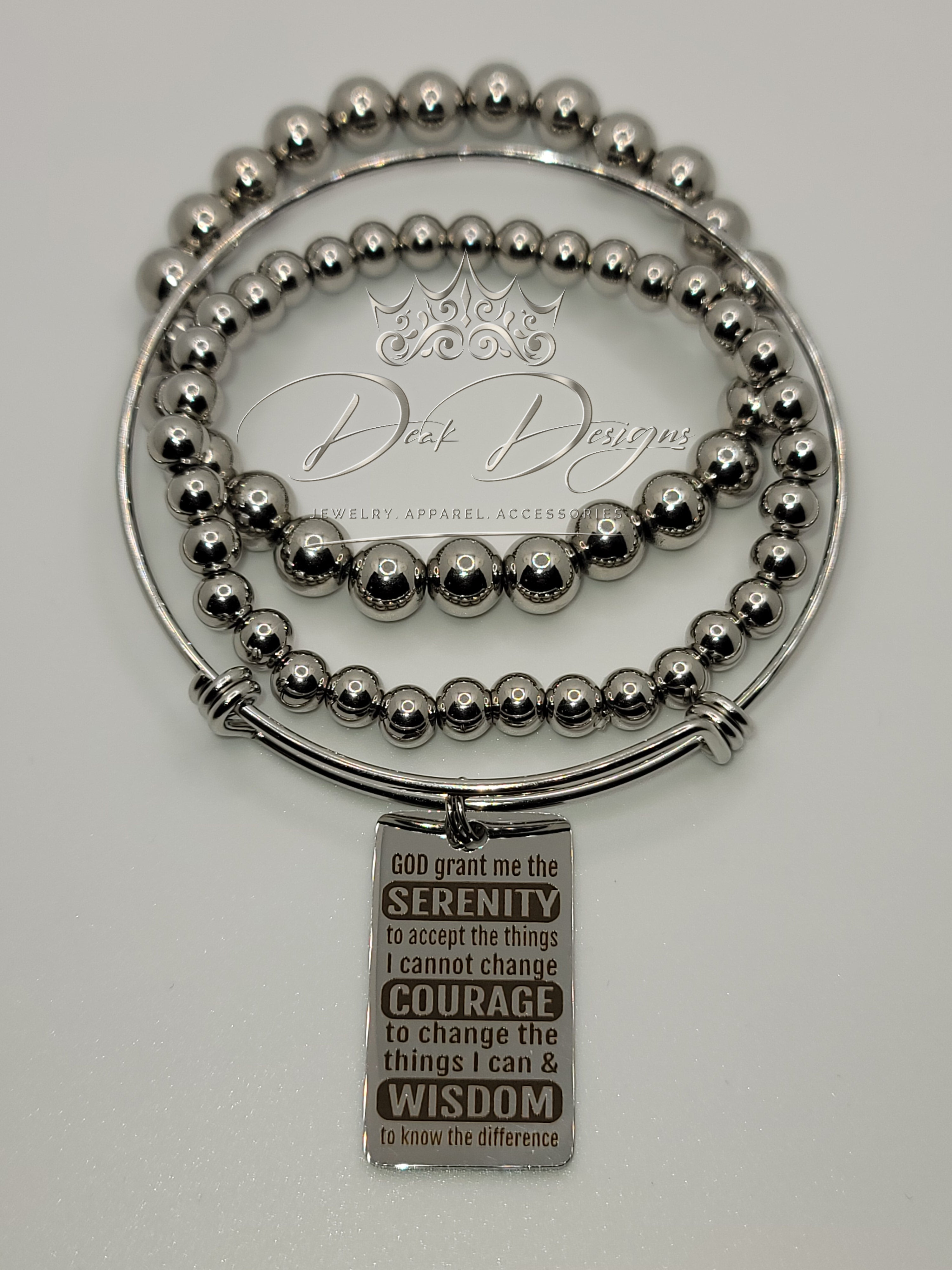 Serenity. Courage. Wisdom Stack – Deak Designs